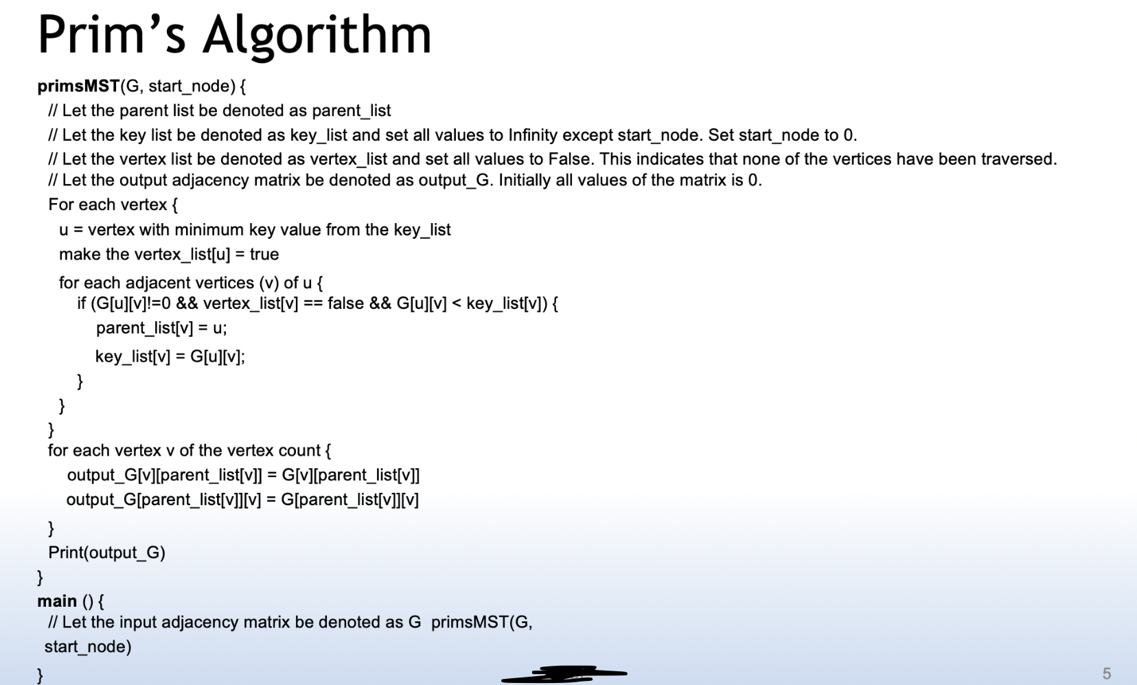Solved Hints and Coding Guidelines: Prim's MST: • Create a | Chegg.com