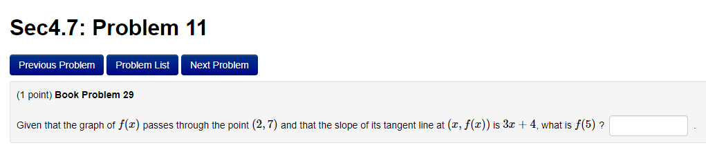 Solved Sec4.7: Problem 10 Previous Problem Problem List Next | Chegg.com