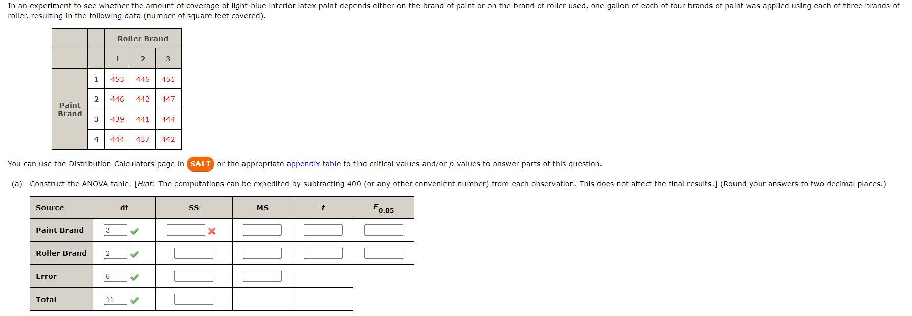 Solved In an experiment to see whether the amount of | Chegg.com