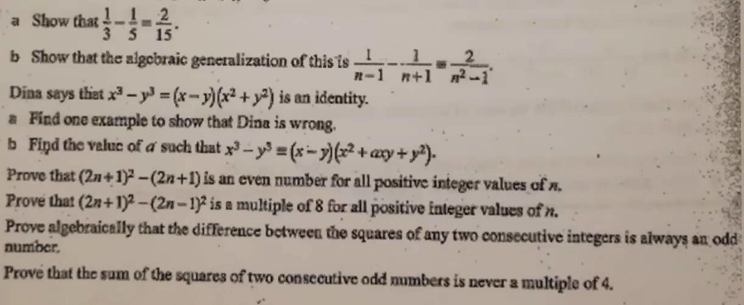 Solved a show that 1.1.2 nant 3 5 15 2 b Show that the | Chegg.com