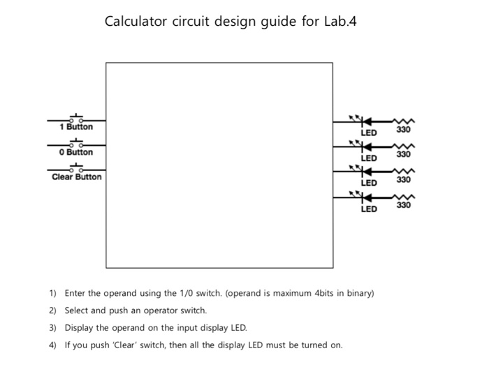 Draw The Circuit For The Binary Calculator For Two