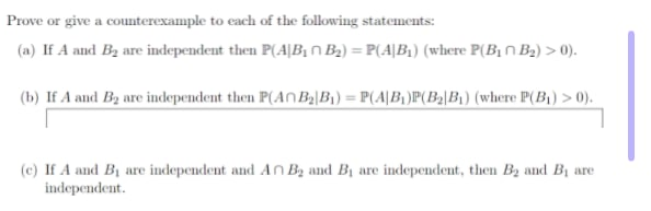 Solved Prove or give a counterexample to each of the | Chegg.com