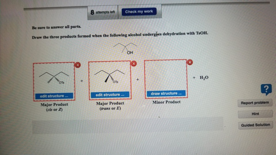 Solved 8 attempts left Check my work Be sure to answer all | Chegg.com