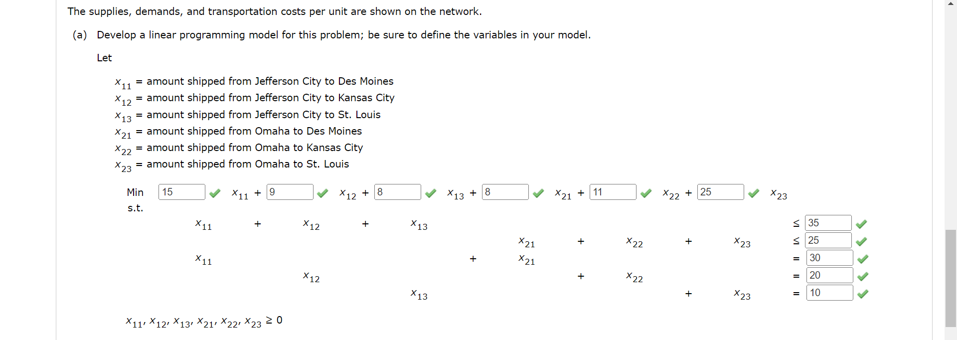 Solved Consider the following network representation of a | Chegg.com