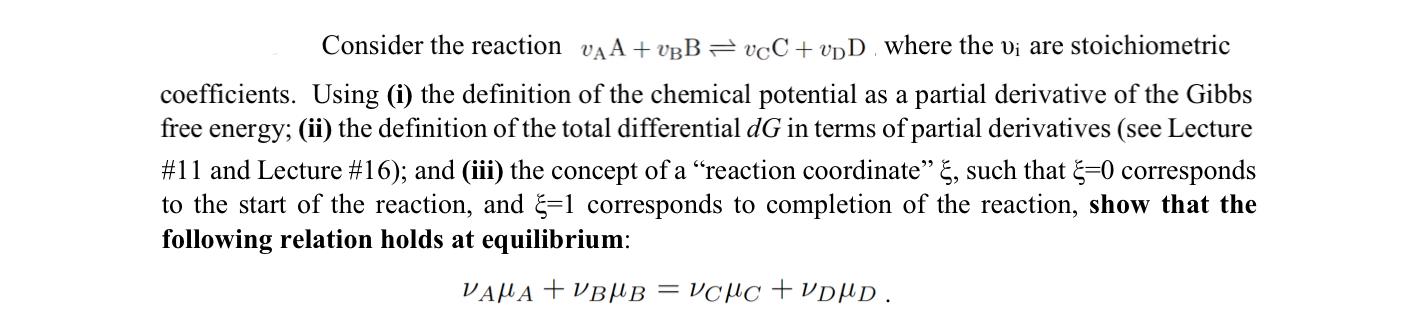 Solved Consider the reaction va A +vBB = UCC + vpD where the | Chegg.com