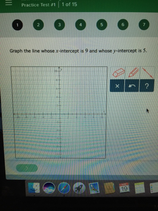 Solved Graph the line whose x-intercept is 9 and whose | Chegg.com