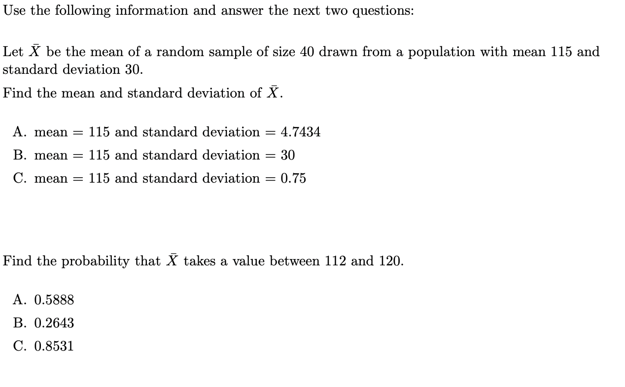 Solved Use the following information and answer the next two | Chegg.com