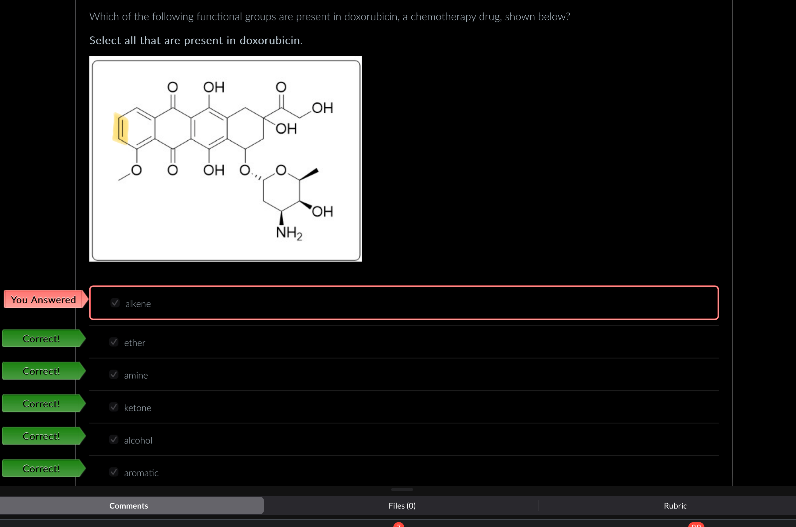 Solved Which of the following functional groups are present | Chegg.com