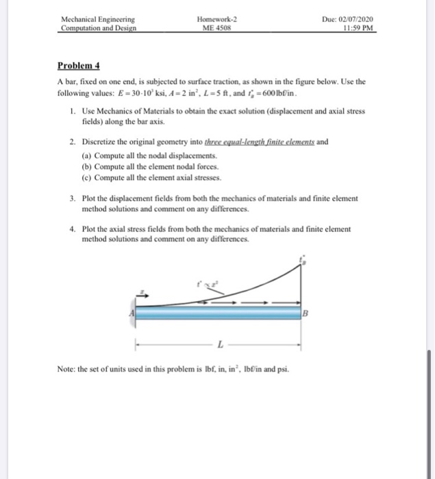 Mechanical Engineering Computation and Design | Chegg.com