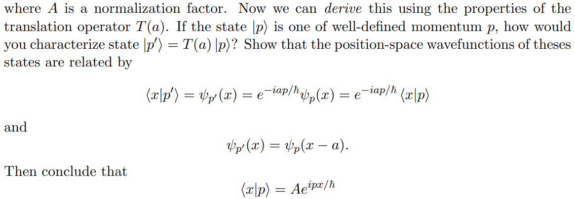 Solved 5 Momentum eigenstates When we first introduced Dirac | Chegg.com