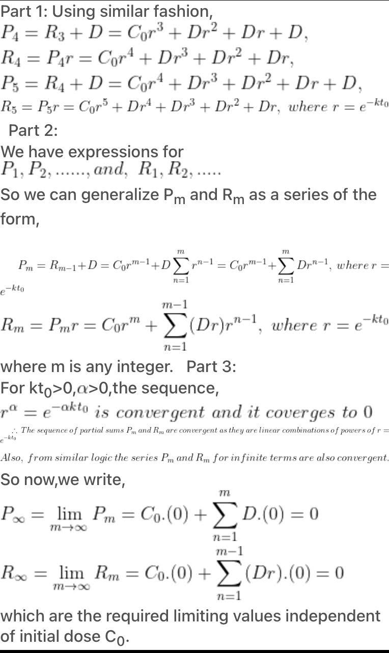 Part 2. Do you recognize a pattern? Does it look like | Chegg.com