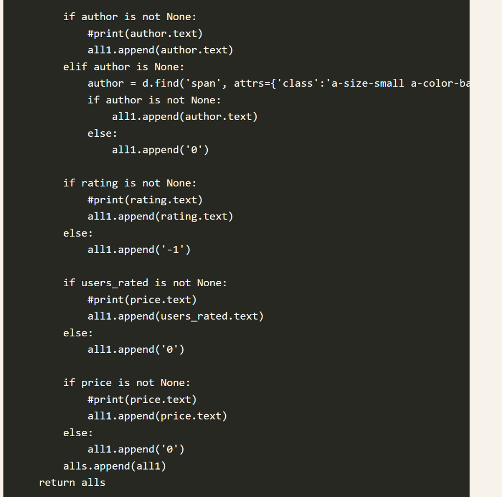 Solved I'm getting this code from datacamp's Web Scraping | Chegg.com