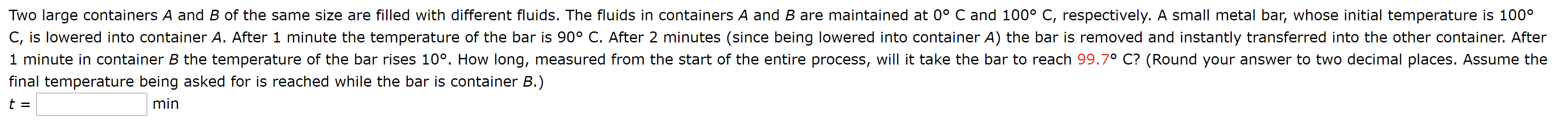 Solved Two large containers A and B of the same size are | Chegg.com