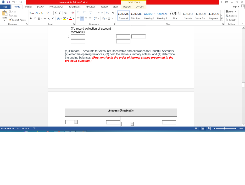 Solved 5.0 HOME X Cut Homework 8 - Microsoft Word PAGE | Chegg.com