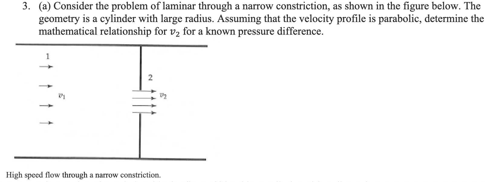 Solved HW 2 ﻿Q3(a) ﻿Consider the problem of laminar through | Chegg.com