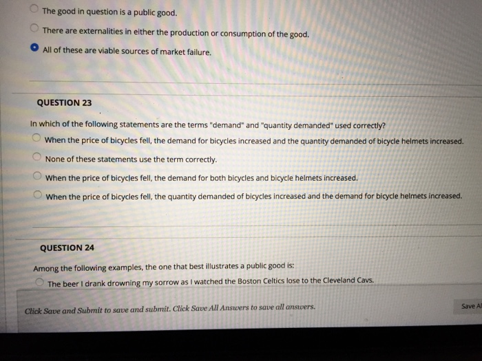 Solved QUESTION 28 In moving along a market demand curve, | Chegg.com