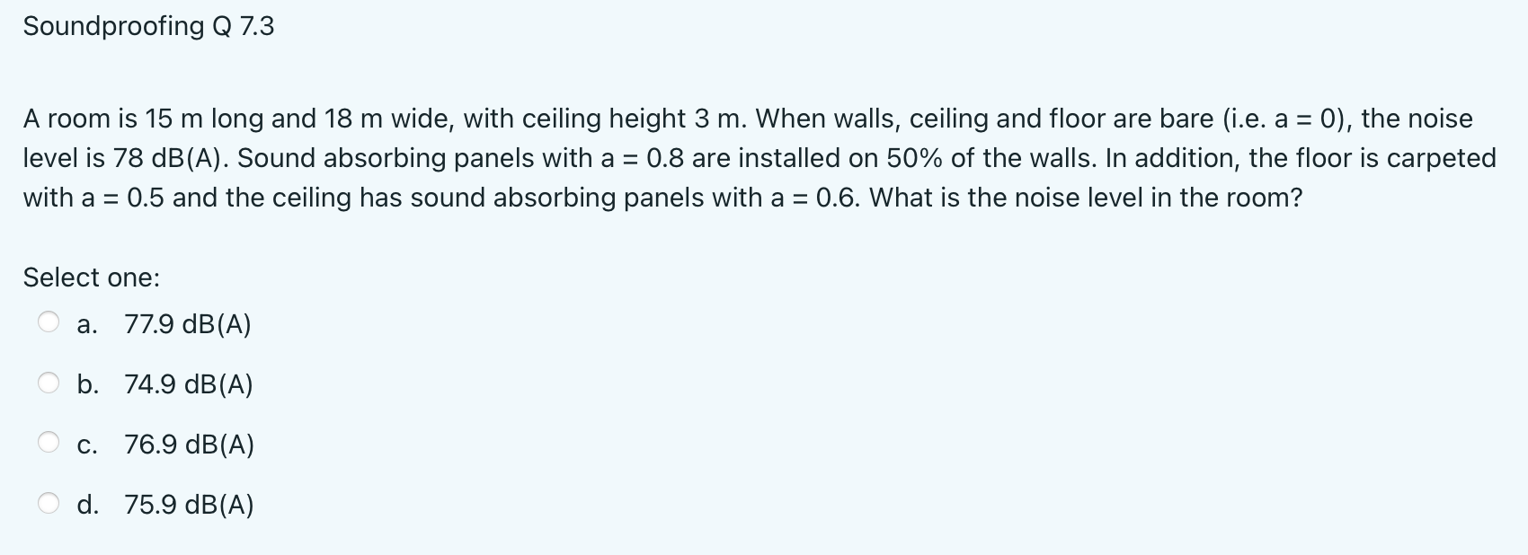 Solved A room is 15 m long and 18 m wide, with ceiling | Chegg.com