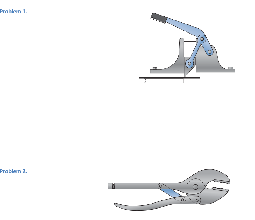 Solved For each mechanism, identify the frame, identify and | Chegg.com