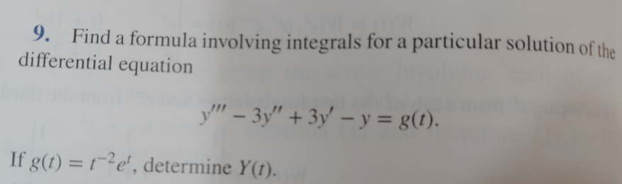 Solved 9. Find a formula involving integrals for a | Chegg.com