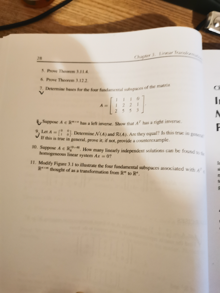Solved sformation A bormation on Exercises 27 87 Then As 11. | Chegg.com