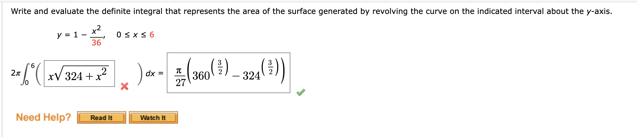 Solved Write and evaluate the definite integral that | Chegg.com