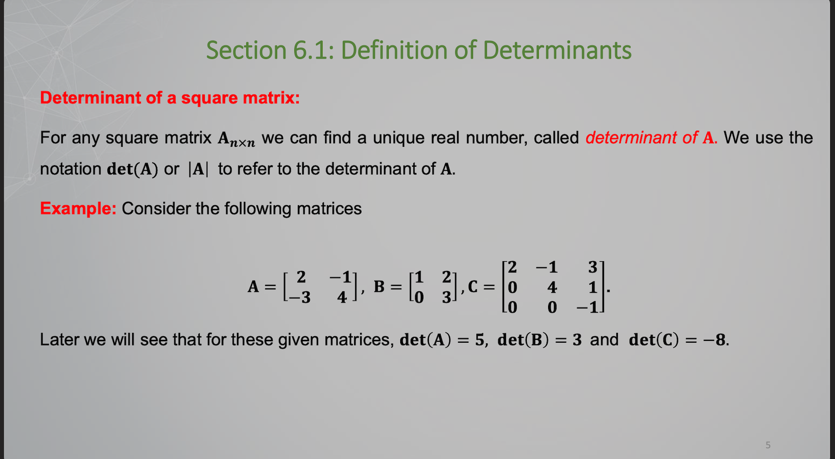 Solved Example: Consider the following matrices A= 13 2], B | Chegg.com
