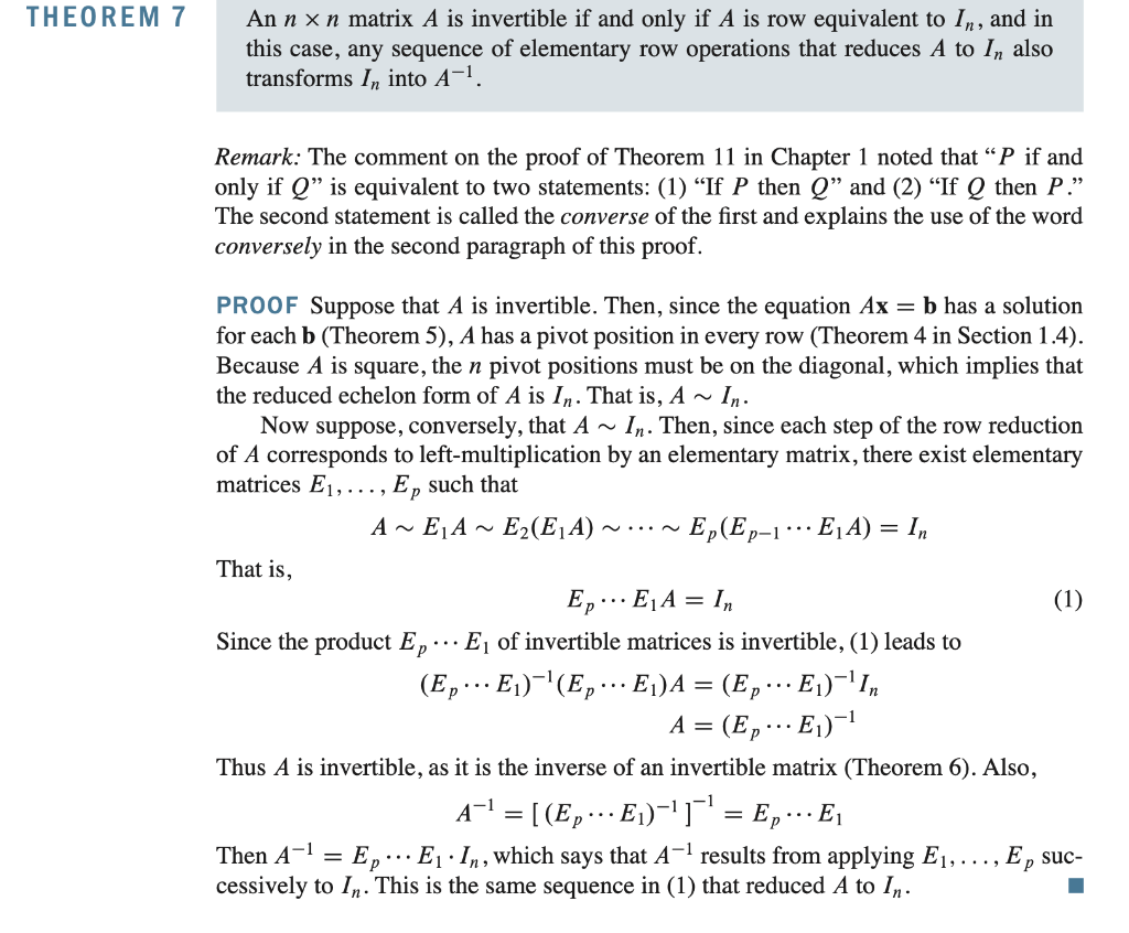 Solved Use the steps (in the proof of Theorem 7 on page 109) | Chegg.com