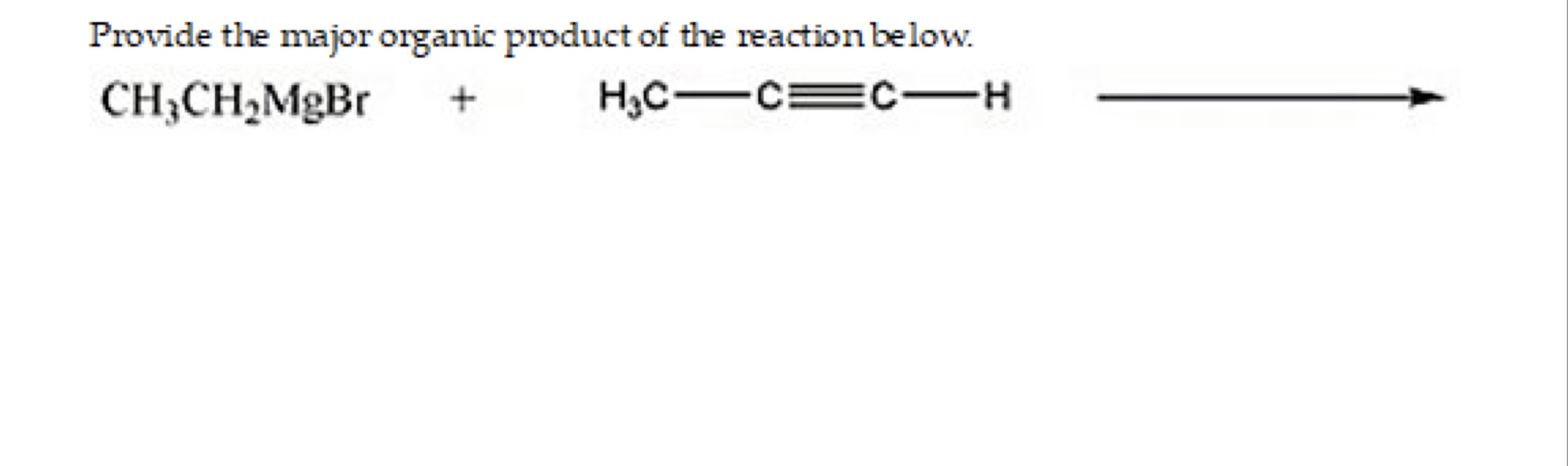 [Solved]: Provide the major organic product of the reaction