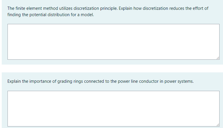 Solved The finite element method utilizes discretization | Chegg.com