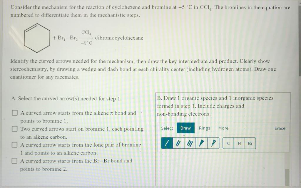 Solved Consider the mechanism for the reaction of | Chegg.com