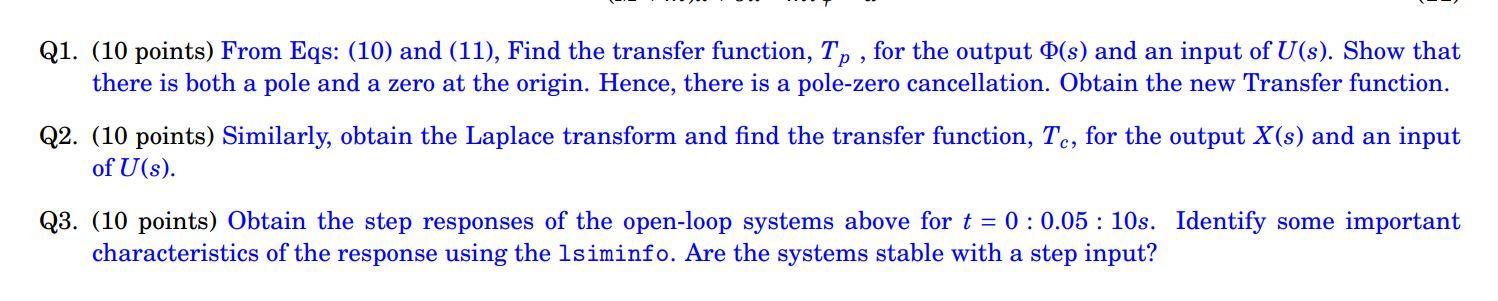 Solved 3 Controller design We will design a PID controller | Chegg.com