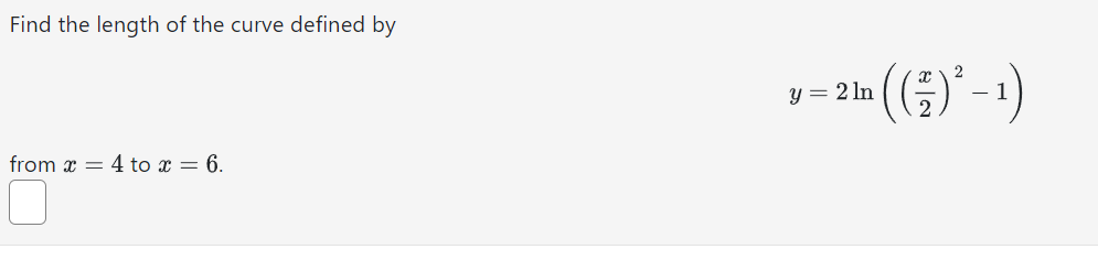 Solved Find the length of the curve defined by | Chegg.com
