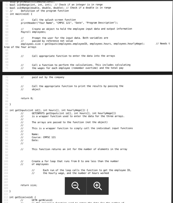 Solved Objective Parallel Arrays Project This is a variation | Chegg.com