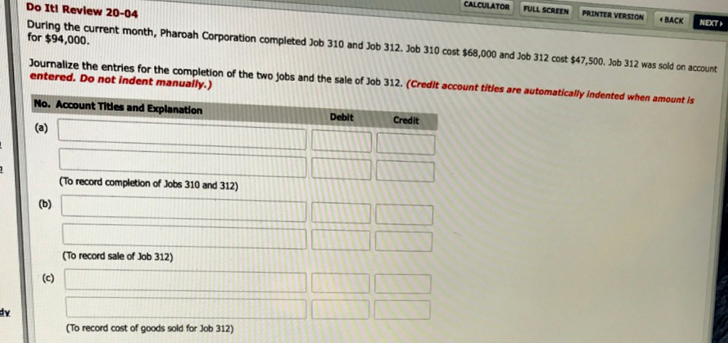 Solved CALCULATOR FULL SCREEN PRINTER VERSION ·BACK NEXT Do | Chegg.com