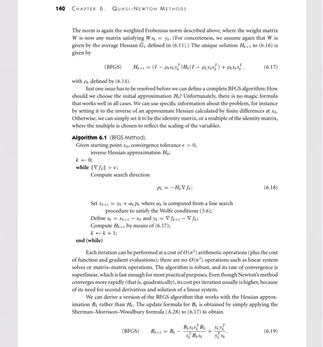 The question is about Optimization or Numerical | Chegg.com