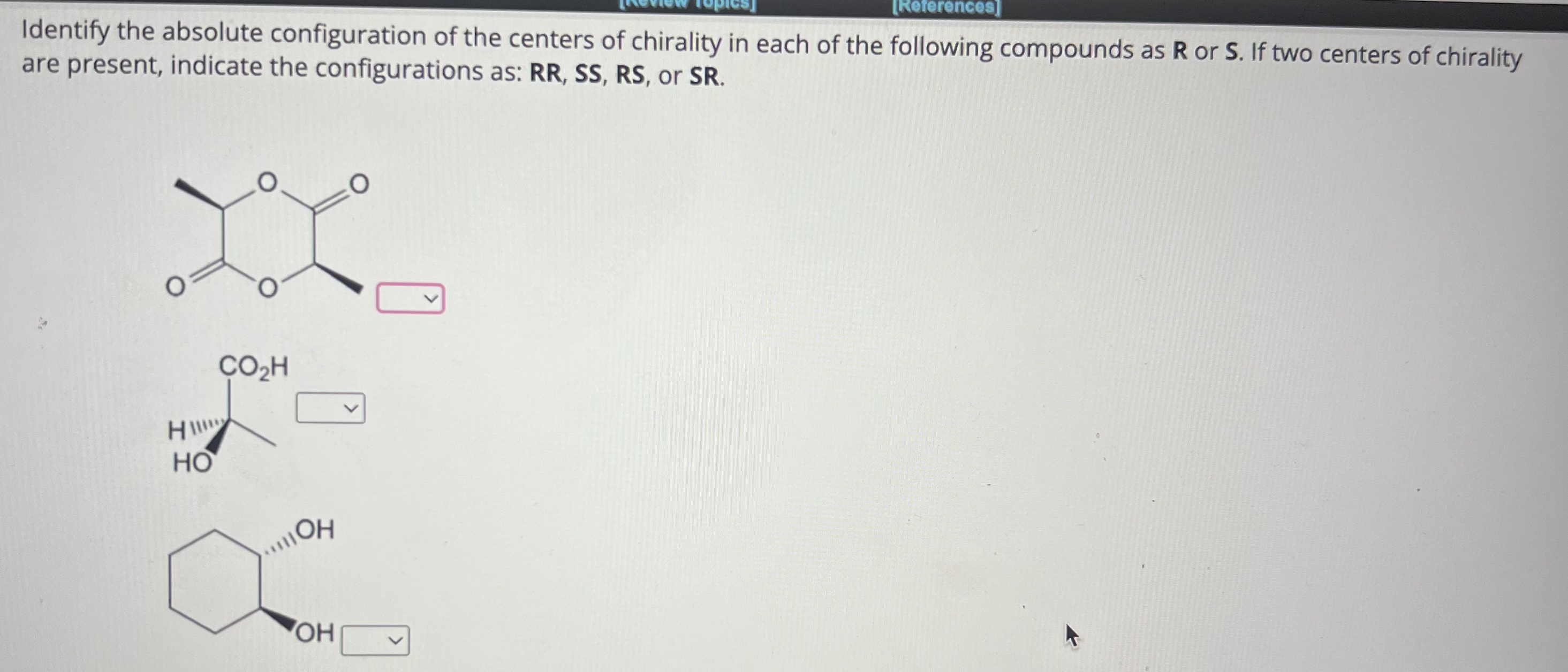 Solved Identify the absolute configuration of the centers of | Chegg.com