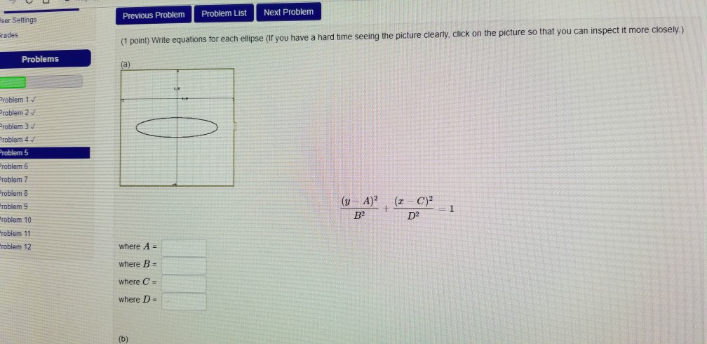 Solved ser Settings Previous Problem Problem List Next | Chegg.com