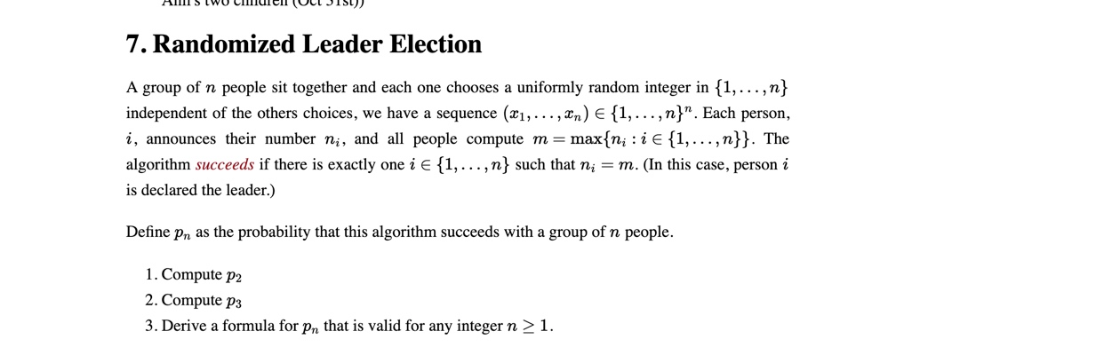 Solved Amls two cmdrein (OCt SIst) 7.Randomized Leader | Chegg.com