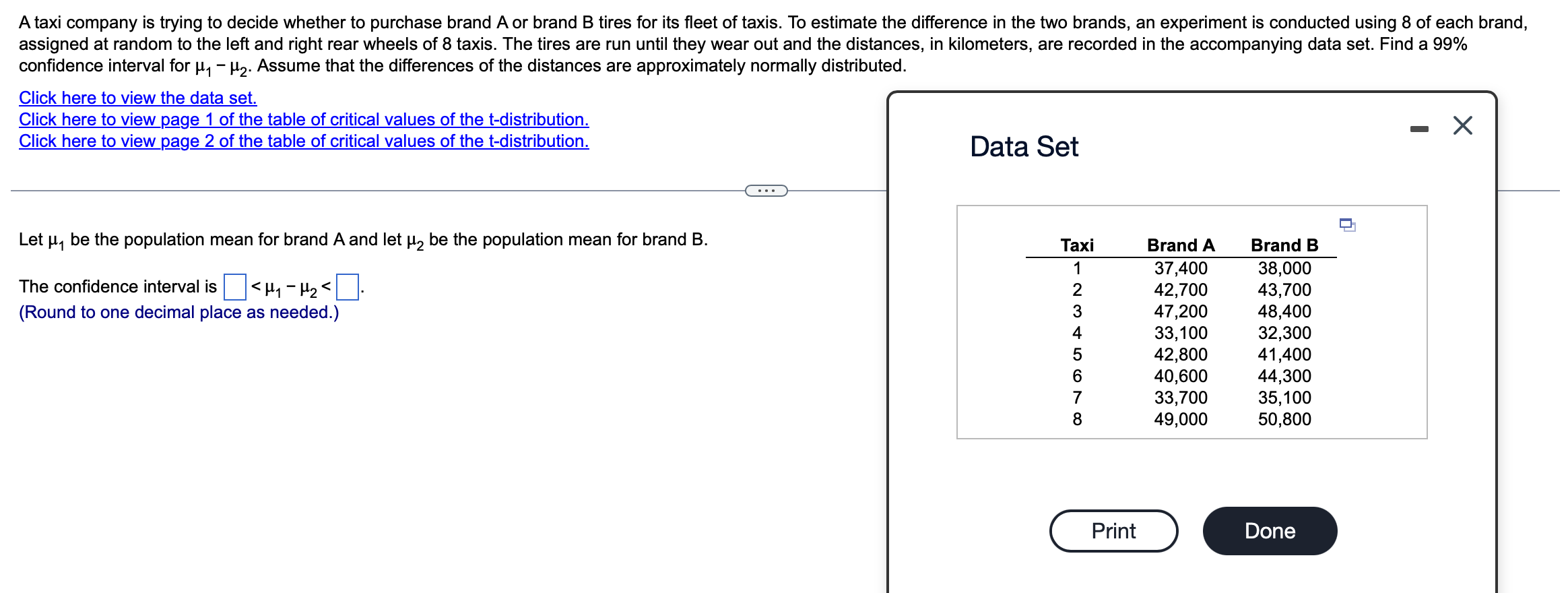 Solved confidence interval for μ1-μ2. ﻿Assume that the | Chegg.com
