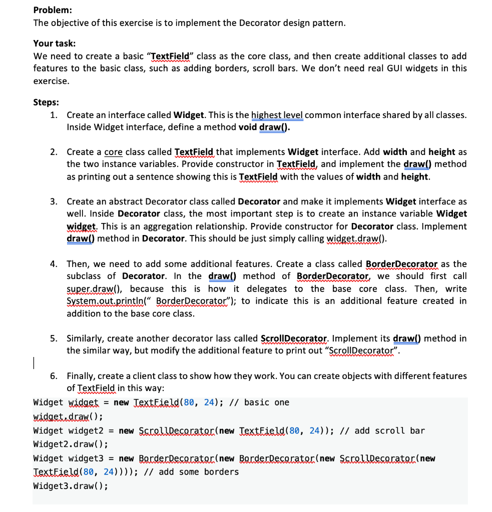 Problem: The objective of this exercise is to | Chegg.com