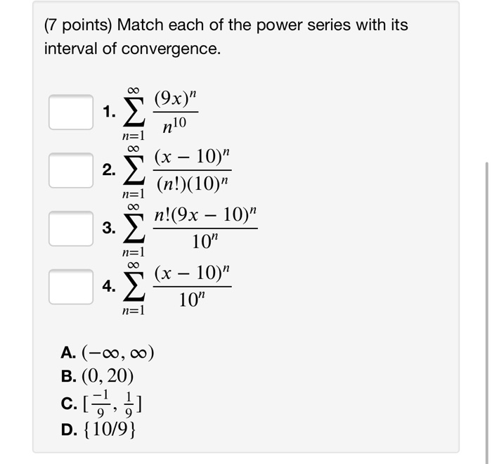 Solved (8 points) Consider the power series x +3)" Vn Find | Chegg.com