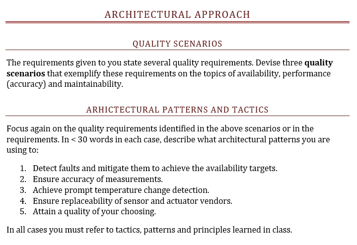 Solved Assignment 3 – Architectural | Chegg.com