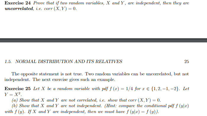 Solved Exercise 24 Prove That If Two Random Variables X And