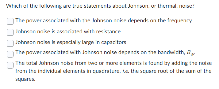 Solved Which of the following are true statements about | Chegg.com