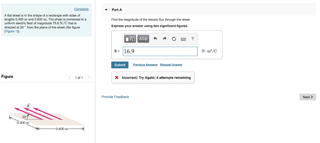 Solved Constants Part A A flat sheet is in the shape of a | Chegg.com