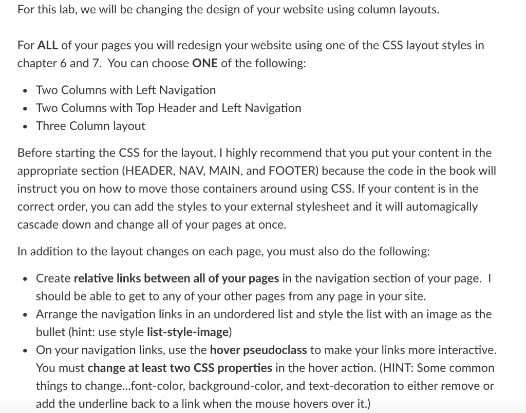 Please help! I get confused with the CSS... Just need | Chegg.com
