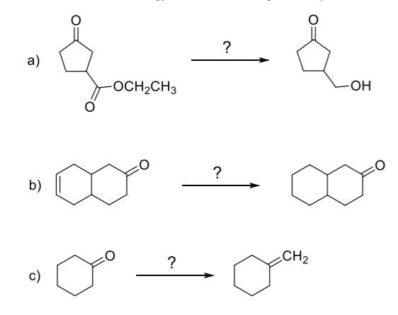 Solved ? å a) OCH2CH3 -OH ? b) ? CH2 c) | Chegg.com