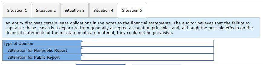 Solved Items 1 through 5 present various independent factual | Chegg.com