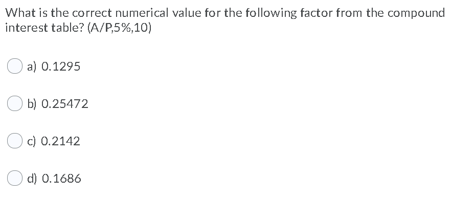 Solved What is the correct numerical value for the following | Chegg.com