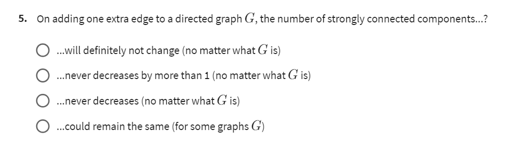 Solved 1. Consider a directed graph with distinct and | Chegg.com